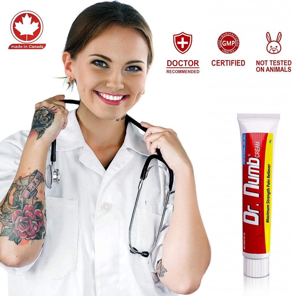 Dr. Numb 5% Lidocaine Topical Anesthetic Numbing Cream for Pain Relief ...