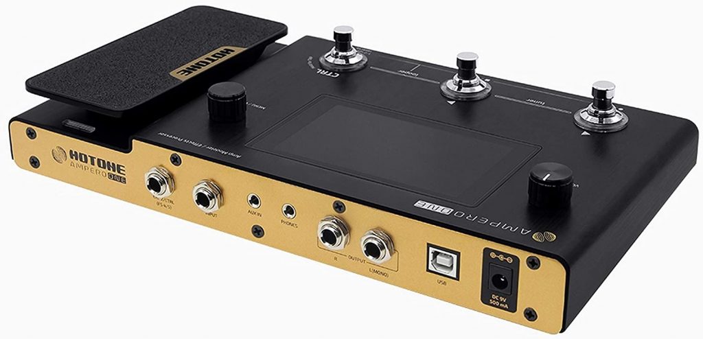 Hotone Ampero One Amp Modeler/Effects Processor Multi-Effects Pedal ...